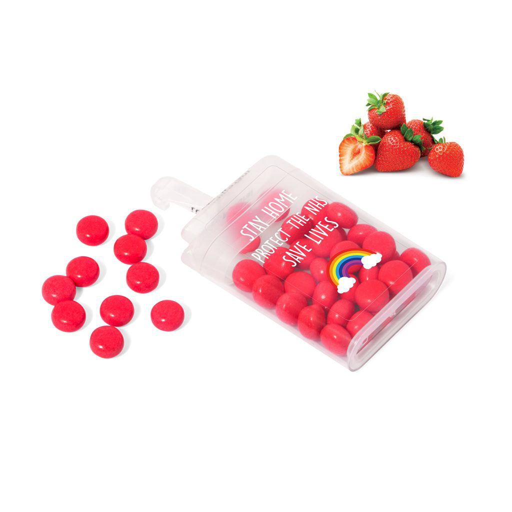 Branded Rainbow Fruit Drops - Branded Confectionery at Logo Delicious